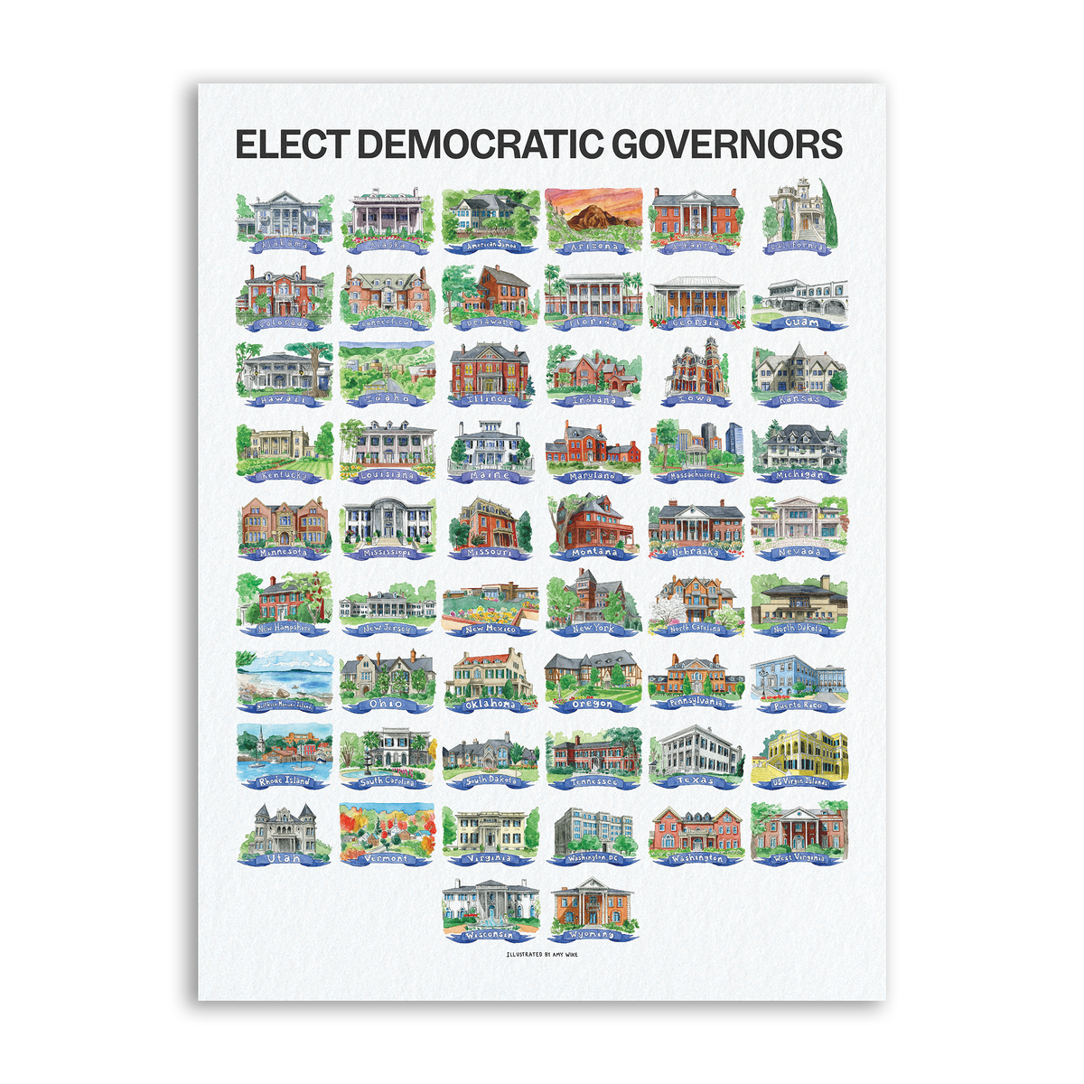 Elect Democratic Governors Poster – DGA Store